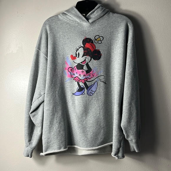 Disney | Tops | Disney Gray Hoodie Sweater Womans Size S | Poshmark